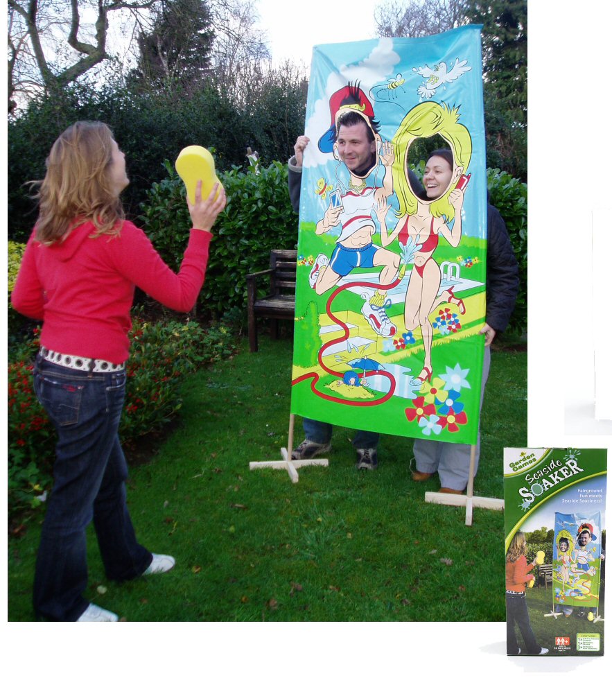 Wet Sponge Throwing Game